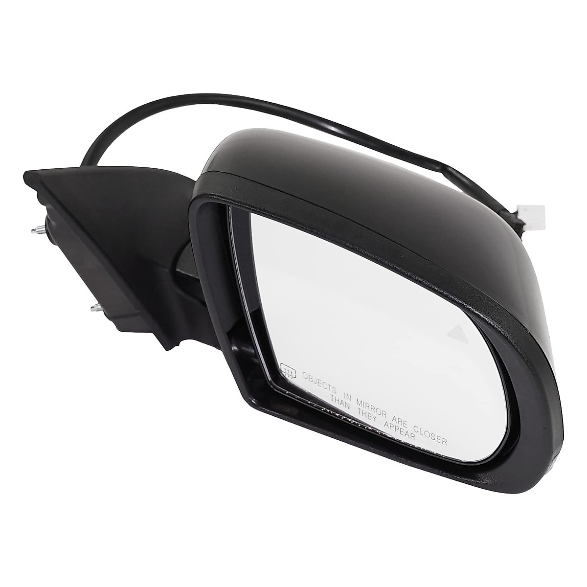 Kool Vue Driver & Passenger Side Power Heated Mirrors for Jeep Cherokee 2014-2018 Manual Fold With Signal Light, Blind Spot Monitor, Puddle Lamp & Auto-Dimming; Without Memory Paintable