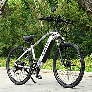 Electric Bike for Adults, EBycco 750w Electric Bike 29'',30MPH Electric Mountain Bike with 48V16Ah Removable Battery, Shimano 7 Speed, 3.5'' LCD Display, Suspension Fork, Rear Rack, Fenders, Lights
