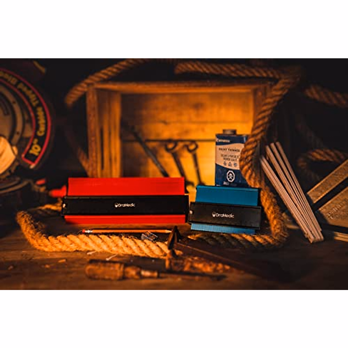 2 Pieces Widen Contour Gauge - 10'' and 5'' Contour Gauge Profile Tool - New Metric and Imperial Marked Precise Contour Gauge - Contour Gauge Duplicator for Winding Pipes, Vinyl Flooring & Car Bodies