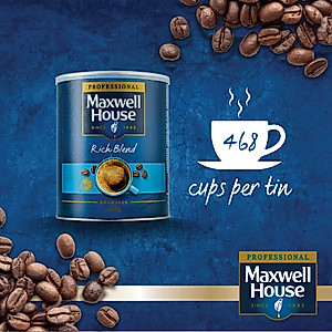 Maxwell House Instant Coffee Granules Rich Blend Tin 750G Ref A03126