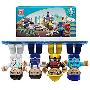 Phytagoras Magnets Builder Set Magnetic Toys Figures - Building Magnet Toys for Kids, Community Helpers Figures - Little People Magnetic Figures, People Figures for Kids - 6-Piece Magnetic Toy Set