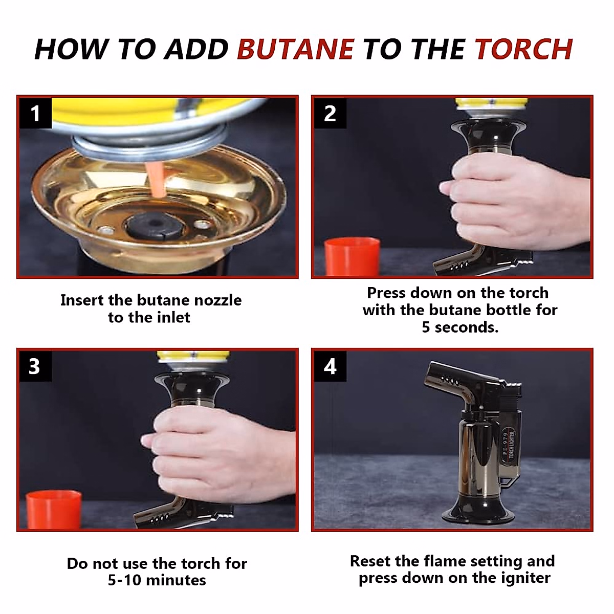 WONKYWARE Cocktail Smoker Kit with Torch Old Fashioned Drink Smoker kit with 6 Flavors Wood Chips for Bourbon Cocktail Smoker, Whiskey Smoker Infuser kit for Father, Husband, Friends (No Butane)