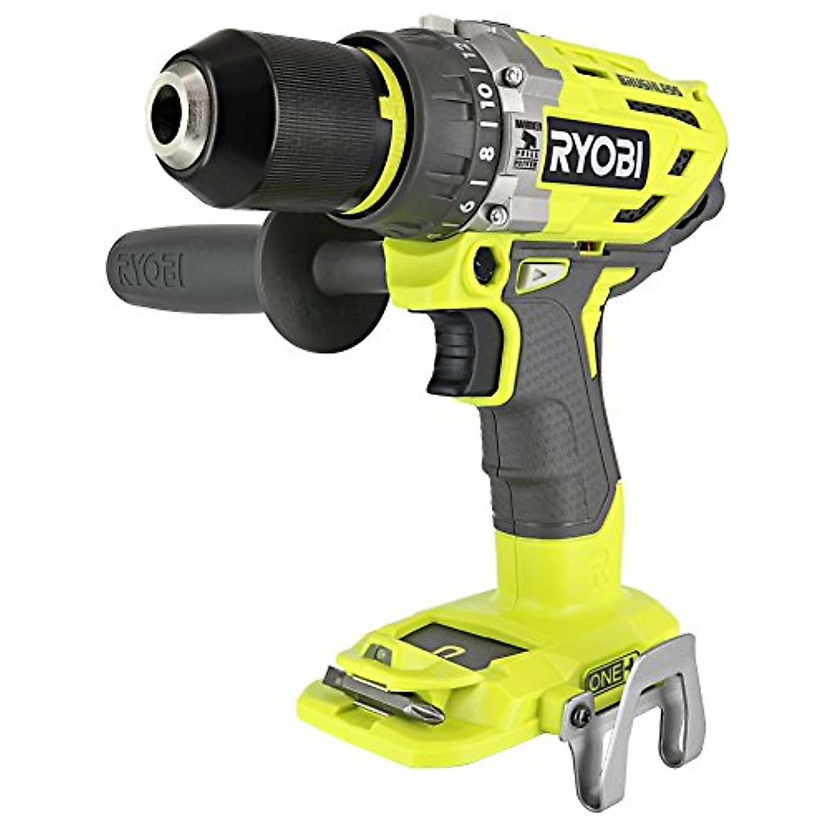 Ryobi P1813 One+ 18V Lithium Ion 750 Inch Pound Cordless Hammer Drill Power Tool Kit (Includes Battery Charger and Bag)