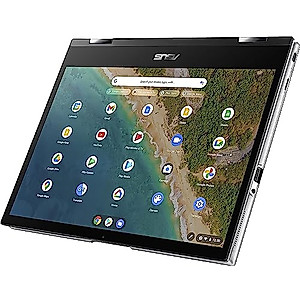 ASUS Chromebook Flip CM3, 12" Touchscreen NanoEdge Display, MediaTek™ Kompanio 820 (8192), Arm NATT MC5 GPU, 64GB eMMC, 4GB RAM, Wi-Fi 5, Chrome OS, CM3200FM1A-DH01T (Renewed)