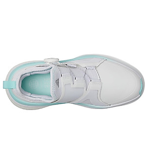 adidas Women's Solarmotion Spikeless BOA Golf Shoes, Footwear White/Silver Metallic/Semi Flash Aqua, 9.5