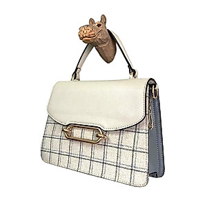 MAGIC WOOD 2PCS Natural Wooden Hooks Animal Head Creative Wall Mounted Art Décor Hat Coat Towel Hanger Gift (Hippo)