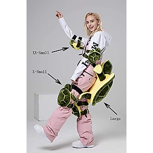 Elegeet Protective Gear for Skiing Skating Snowboarding Cute Turtle Tortoise Cushion Green