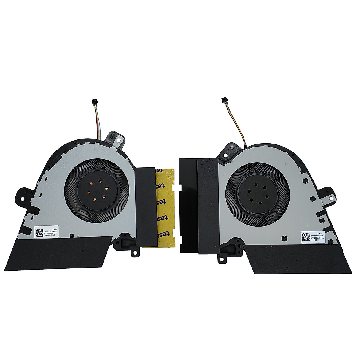 Lee_store Replacement New CPU+GPU Cooling Fan for ASUS ROG Zephyrus GU502GW GU502GV GU502GV-BI7N10 GU502LW GU502LW-BI7N6 GU502LV GU502DU GU502LWS Series FLGN and FLG9 98M0121 8XM0311 12V 1A Fan