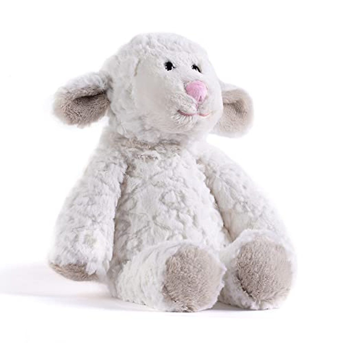 LIJIUSM Plush Toys for Kids Cartoon Velvet Animal Stuffed Toys Festival Birthday Gifts for Girls Boys (White - Sheep - 38cm)