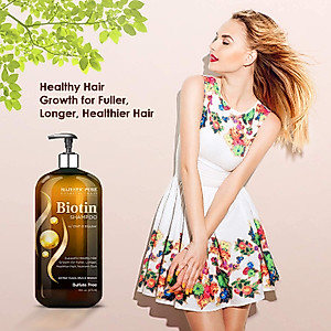 Majestic Pure Jamaican Black Castor Oil (16 oz) and Biotin Shampoo with DHT-3 Blocker (16 oz) Bundle