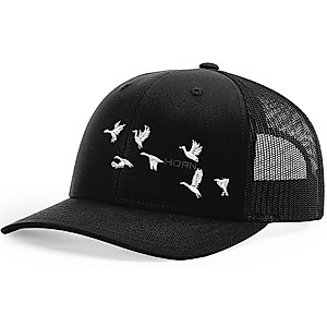 HORN GEAR Trucker Hat - Duck Hat Edition (Black/Black)