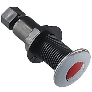 iuniq Bath Switch Tub 25mm Long Term Use ABS Garbage Processor Bright Chrome Plating Black Air Pressure Pressure Switch