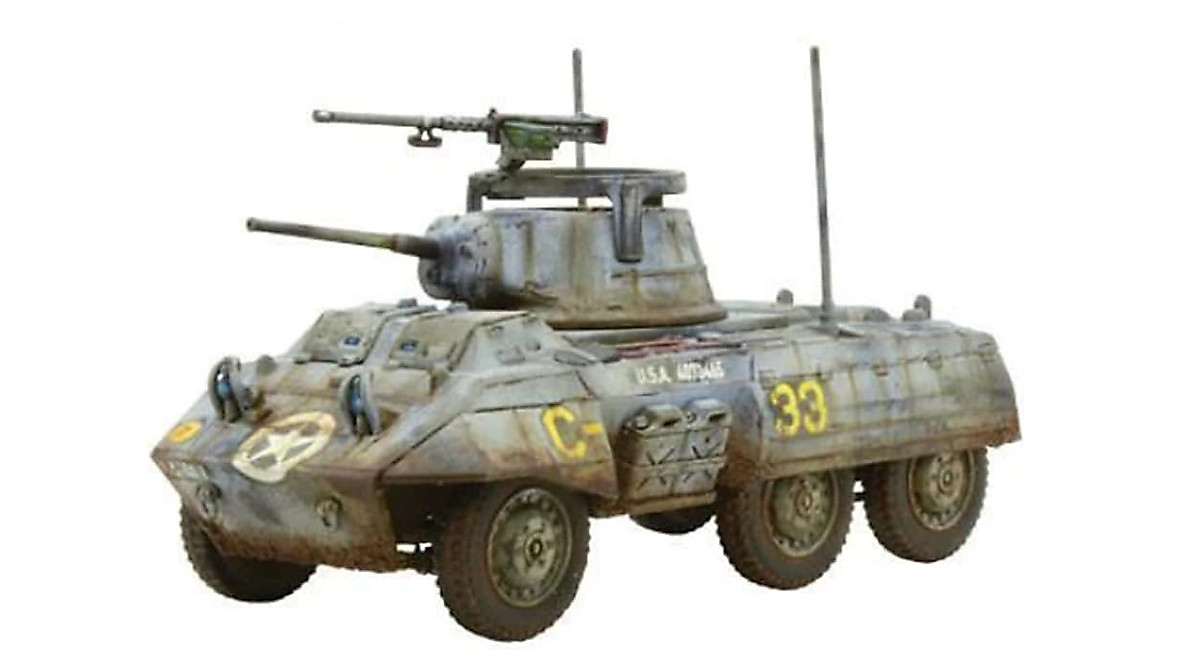 Bolt Action M8/M20 Scout Car Model Kit - WWII Wargaming