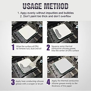 Dracaena Thermal Compound Paste (4Gram), Carbon Based High Performance, Heatsink Paste, Thermal Compound CPU for All Coolers, Thermal Interface Material -CTG9