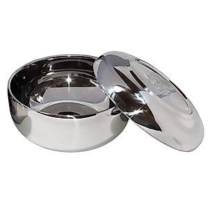 2sets Vacuum Insulated Double Wall Skin Stainless Steel Good Fortune Korean Traditional Rice Bowl with Lid