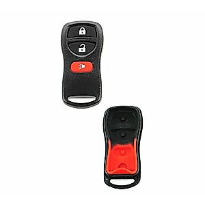 3 Button Keyless Entry Remote Fob Case and Insert for Sentra Pathfinder