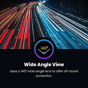 Nextbase Dash Cam Compatible Rear Windshield Full 6 Lane Rear View Camera Compatible with 322GW, 422GW, 522GW, 622GW DashCams All Round Protection, Fully Adjustable Magnetic Mount