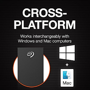 Seagate One Touch Hub 8TB External Hard Drive Desktop HDD – USB-C and USB 3.0 port, for Computer Workstation PC Laptop Mac (STLC8000400)