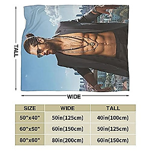 Blanket Can Yaman Super Soft and Comfortable Fleece Blankets Throw Blanket Picnic Blankets Camping Blanket Beach Blanket for Decoration Bedroom Living Room Yoga