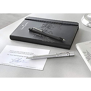 Faber-Castell Grip 2011 Medium Tip Ballpoint Pen - Frost Black