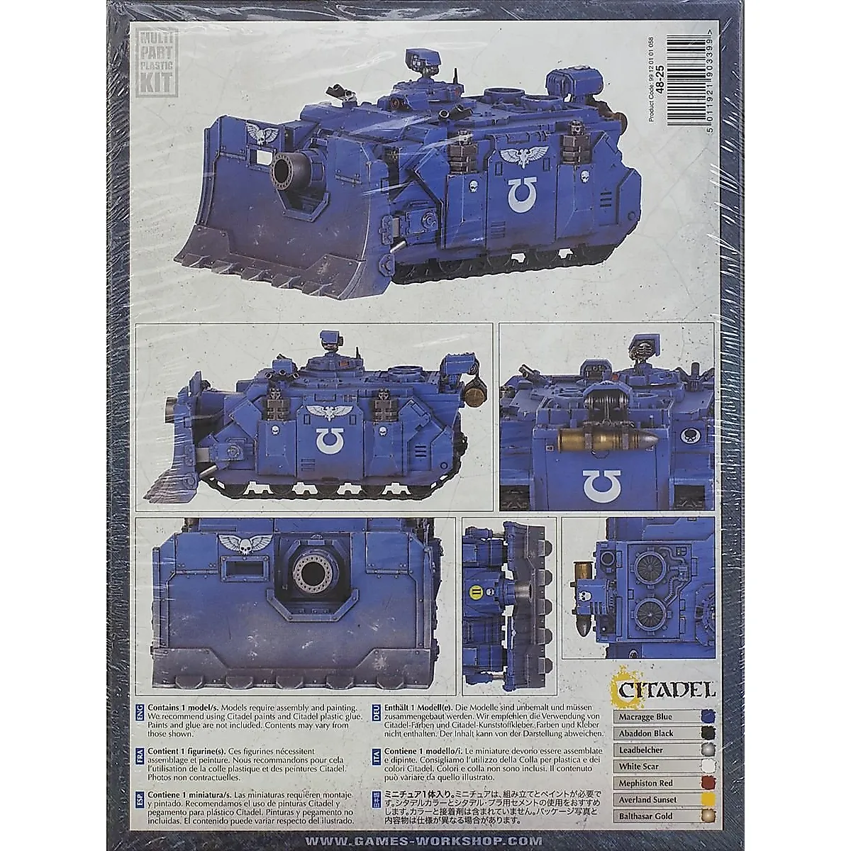 GAMES WORKSHOP 99120101058" Space Marine Vindicator Tabletop and Miniature Game