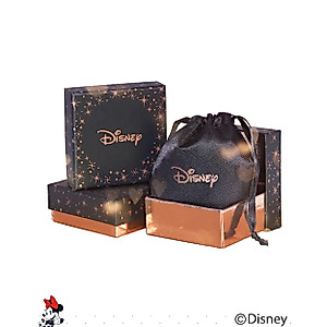 Disney Mickey Mouse and Minnie Mouse Mismatched Stud Earrings for Girls, Silver Plated, Officially Licensed