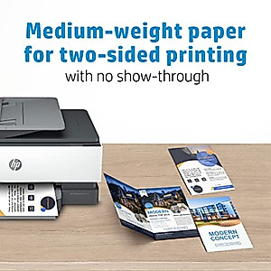 HP Enhanced Business Paper, Matte, 8.5x11 in, 40 lb, 150 sheets, works with inkjet and PageWide printers (9ZE20A)