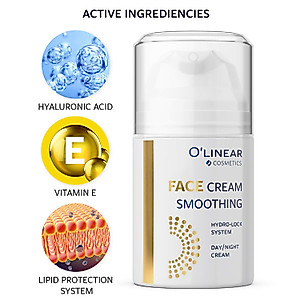 Face Moisturizer for Women - Day and Night Face Cream - Facial Moisturizer with Hyaluronic Acid - Hydrating Face Moisturizer Good for Dry and Sensitive Skin - Your Skin Care Routine - Vegan, 1.7 Fl Oz