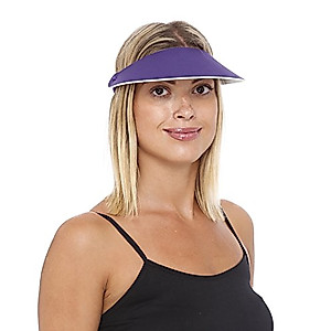 The Incredible Sunvisor - Available in Beautiful Solid Colors, Perfect for The Summer! (Black)