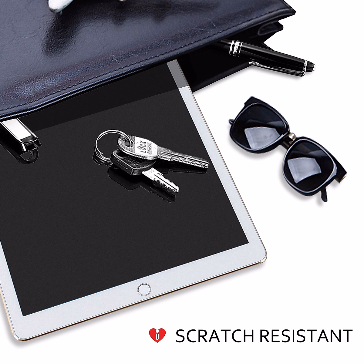 iCarez Matte Screen Protector for iPad Pro 12.9 (2015 2017 with Home Button Version) 12.9-inches, 2-Pack Anti-glare