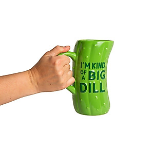 BigMouth Pickle Mug, Green, Large