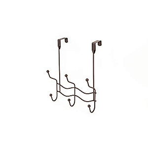 Inspired Living by Mesa Inspired Living Hanger 6 Hooks Organizer in Oil Rubbed Bronze Elegant Home Collection OVER THE OVER THE DOOR,