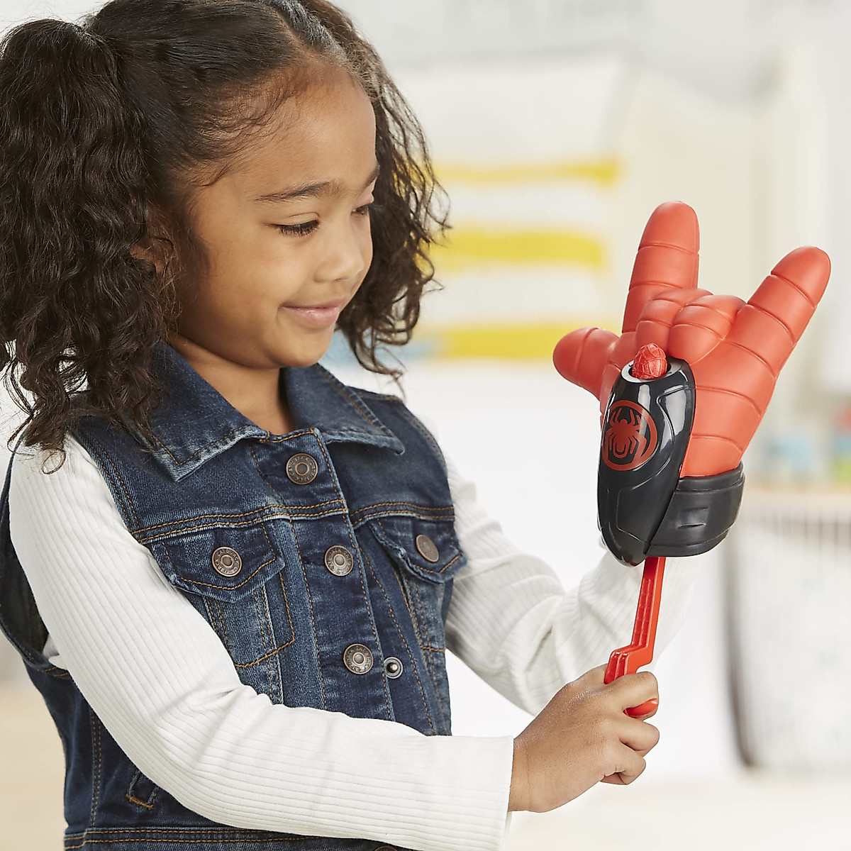 Spidey and His Amazing Friends Miles Morales: Spider-Man Web Launcher, Marvel Preschool Role Play Toy Blaster for Kids Ages 4 and Up