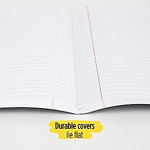Five Star Composition Book/Notebook, Wide Ruled Paper, 100 Sheets, 9-3/4" x 7-1/2", Color Selected For You, 1 Count (09006)
