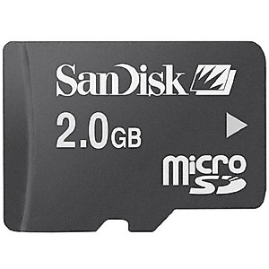 Sandisk microSD 2GB memory card