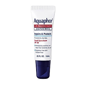 Aquaphor Lip Repair Lip Balm with Sunscreen, Lip Protectant, Lip Balm SPF 30, 0.35 Oz Tube