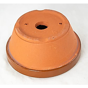 Japanese Tokoname Bonsai Training Pot, Cactus & Succulent Planter with Mesh - 5"x 5"x 2.25"