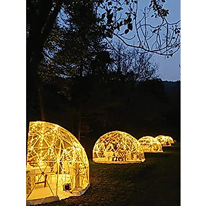 CZGBRO Bubble Tent Dome House Camping Tent 12ft, Garden Outdoor Clear Dome Shelter Geodesic Dome 5-7 Person for Backyard Patios, Canopy Gazebos Screen House Room Lean to Greenhouse