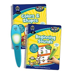 Teacher Created Resources Power Pen & Learning Books Set 1 - 2 Book Set - 6900