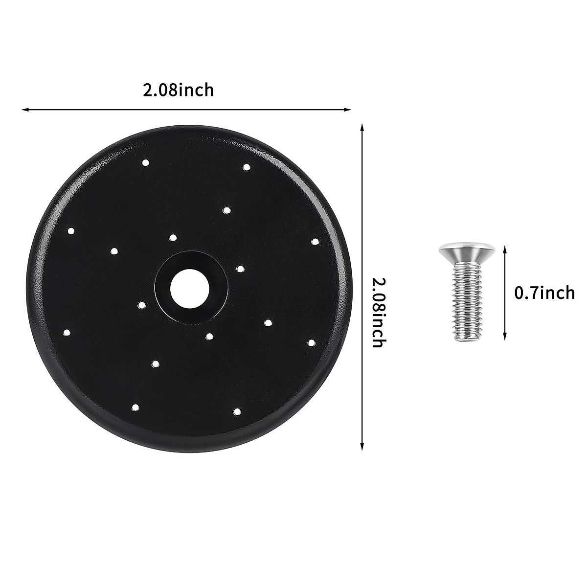 2 Pack Pre-Rinse Spray Valve Repair Kit 1.42 GPM Spray Face Bumper for All Commercial Sink Pre Rinse Faucet Dish Sprayer, Bumper and Screw Replacement Part, Black