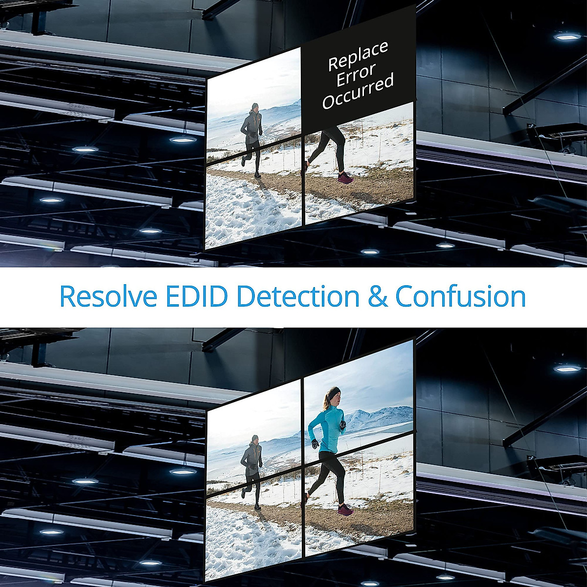 gofanco Prophecy HDMI EDID Emulator – 1920x1080 @60Hz Default Resolution - HDMI Dummy Plug Headless Ghost Display Emulator - HDMI 1.4, YCbCr, RGB, HDMI Bus-Powered, TAA Compliant (PRO-EDID1080)