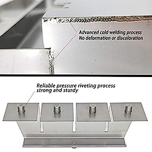 rnairni Manual Quad Soil Blocker & 10" x 7" Plant Growing Trays, Soil Blocking Tool Create 2" Soil Block for Seedlings Greenhouse