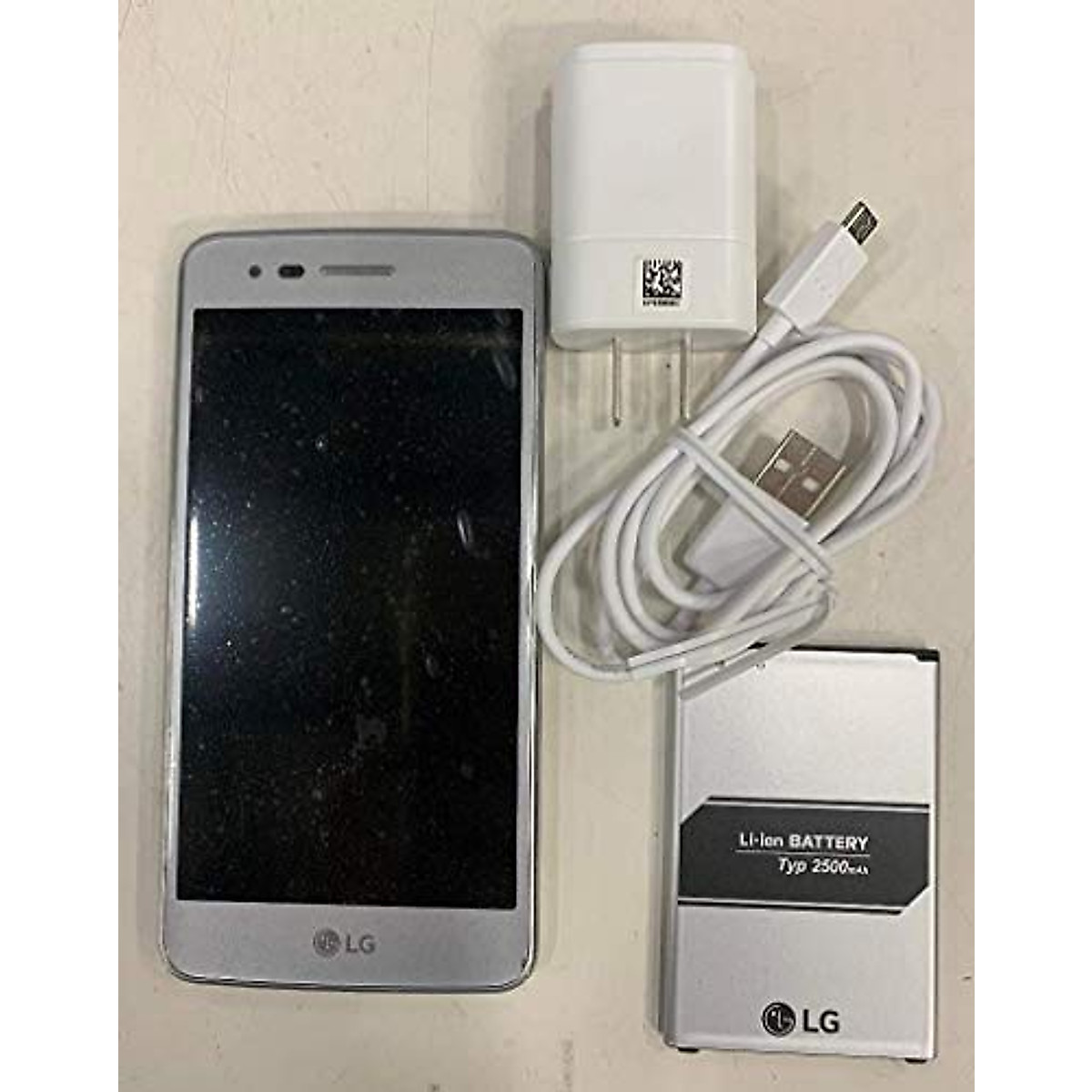 LG Aristo M210 T-Mobile Grey, Clean ESN (Renewed)