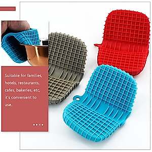 3pcs Silicone Thermal-Insulation Hand Clamp Mini Pot Holder