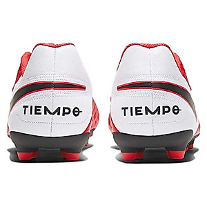 Nike Legend 8 Club Men's Firm Ground Soccer Cleats (Laser Crimson/Black-White, Numeric_6)