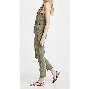 PAIGE Women's Christy Utility Jumpsuit, Vintage Ivy Green, 2