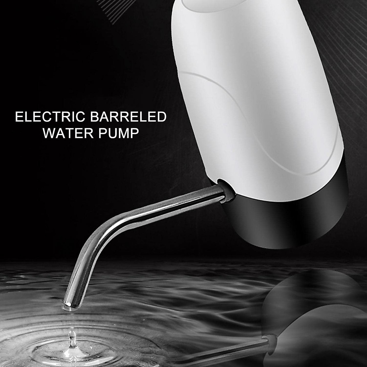 YYDGH Portable Water Bottle Pump 5 Gallon Water Bottle Dispenser USB Charging Automatic Drinking Water Pump Electric Water Dispenser Water Bottle Switch for Home, Office, Travel