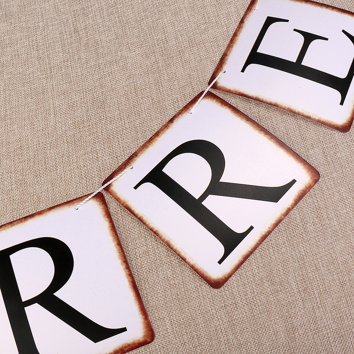 TINKSKY Merry Christmas Garland Banner Paper Banner Garland 14 Flags for Christmas Party Decoration