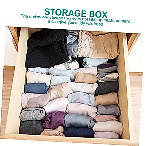 CHILDWEET 7 Mesh Storage Box Basket Storage Bins Storage Bins for Shelves Desk Dividers Sock Storage Box Drawer Organizers for Clothing Purse Bra Sock Closet Cabinet Storage Bra Sock Divider