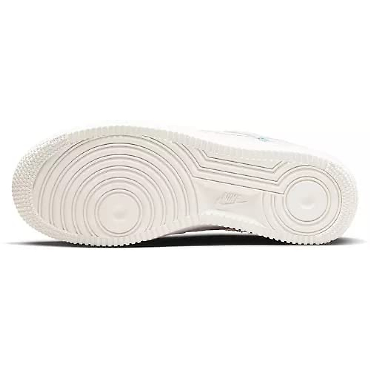 Nike Women's Air Force 1 '07 Shoes, White/Safety Orange Sail Prime, 8